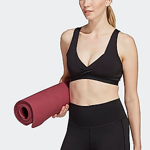 adidas Women's Yoga Essentials Studio Light Support Nursing Bra, Black, Large DD