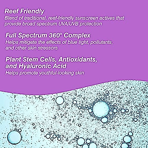 COOLA Organic Sun Silk Drops and Face Moisturizer with SPF 30, Dermatologist Tested Sunscreen with Plant-Derived BlueScreen Digital De-Stress Technology, 1 Fl Oz