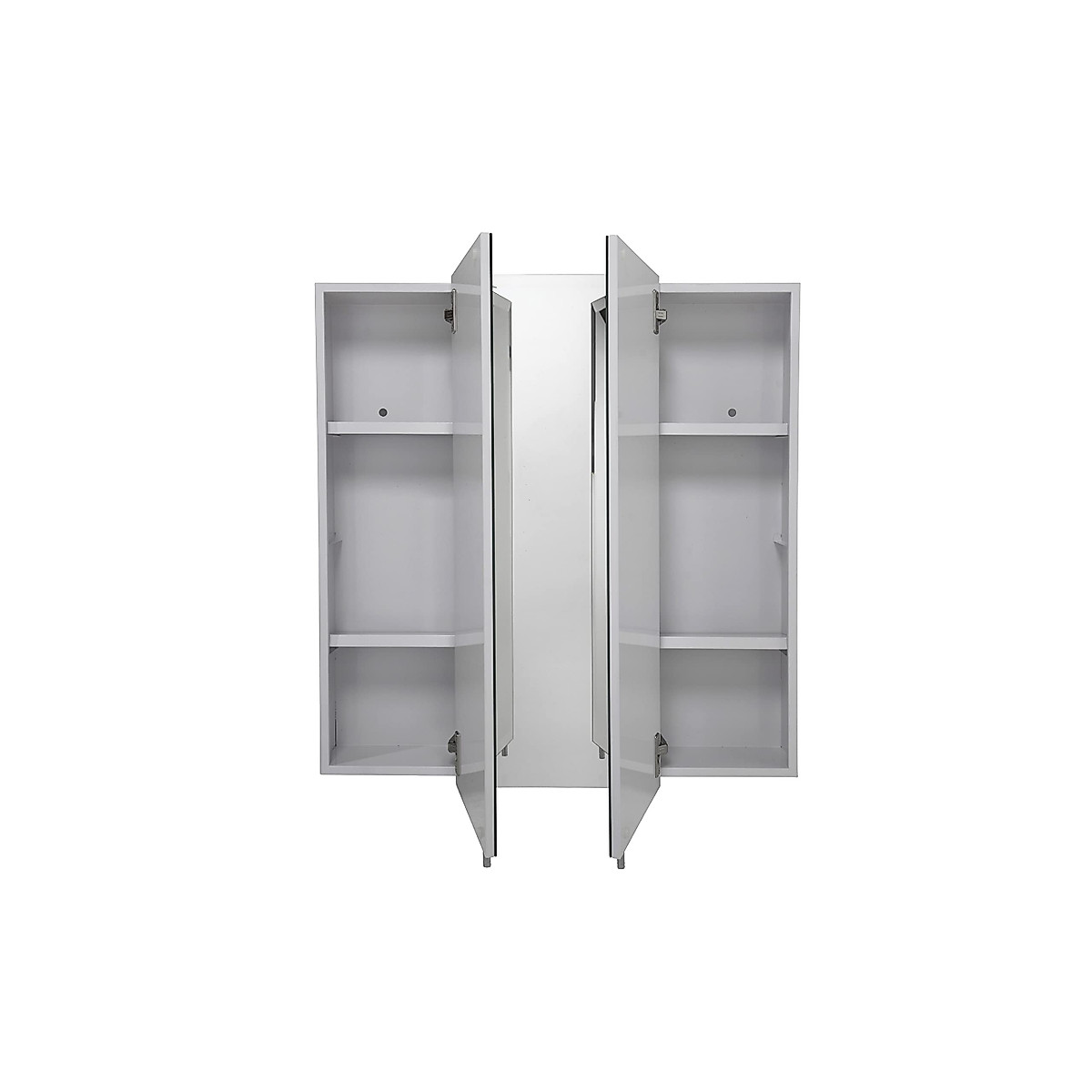 Croydex Heacham 30-Inch x 30-Inch Triple Door Tri-View Cabinet with Hang 'N' Lock Fitting System