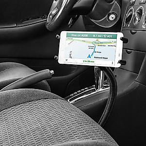 Arkon Mounts - Car Seat Rail Phone or Tablet Mount | Flexible Positioning | 22" Gooseneck | 360° Adjustability | Tablet Holder fits iPhone, Galaxy, Note and more | Up to 8" Screen Size