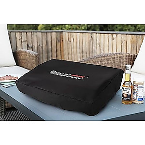 Royal Gourmet PD1301R Portable 24-Inch 3-Burner Table Top Gas Grill Griddle with Cover, 25,500 BTUs, Outdoor Cooking Camping or Tailgating, Red