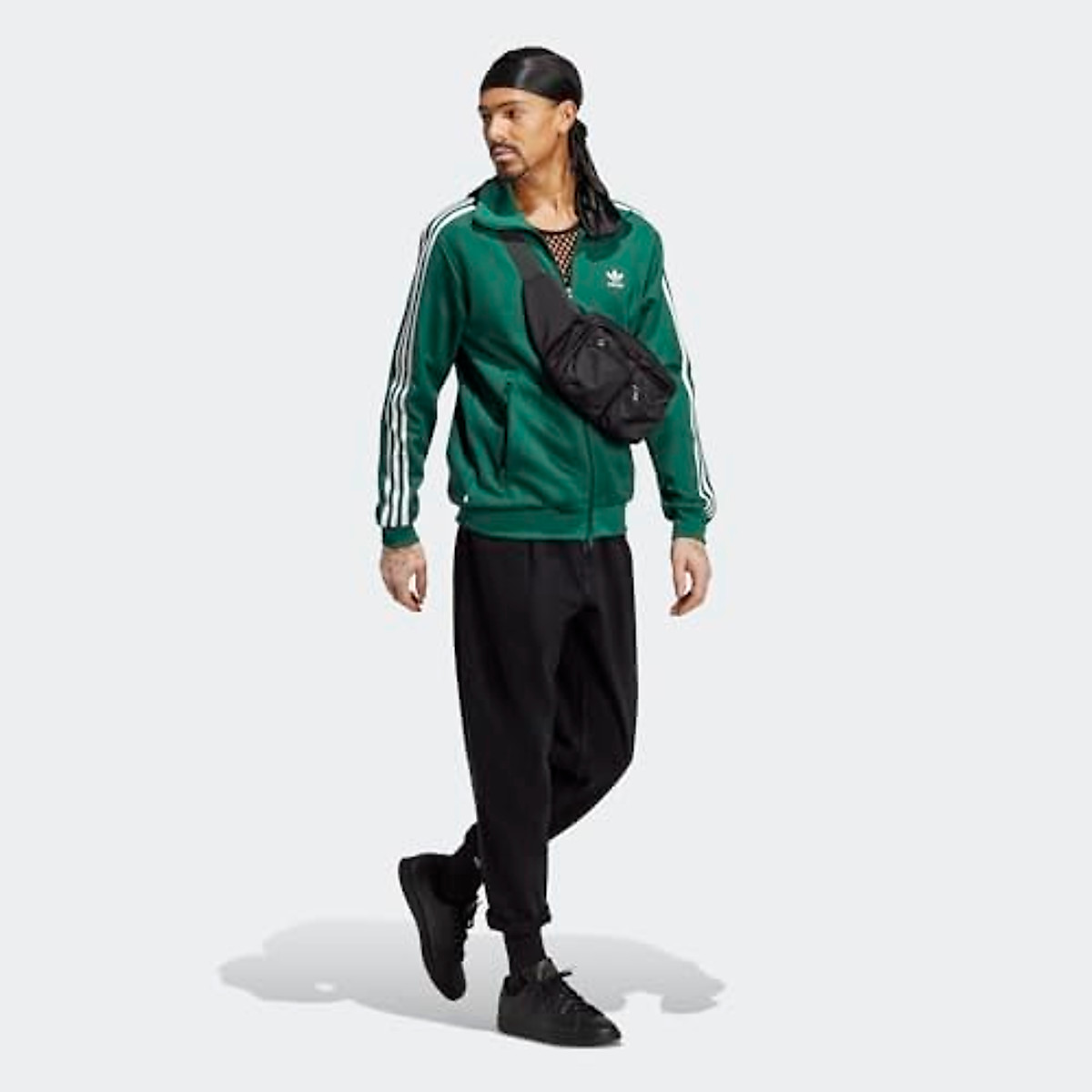 adidas Men's Adicolor Classics Beckenbauer Track Top, Dark Green, Large