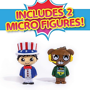 Far Out Toys Ryan’s World Road Trip Board Game, A Journey Through All 50 US States, Educational Adventure, Cities, Towns, Geography, Collectible Micro Figures & Cards, Surprise Suitcase Tiles, Ages 3+