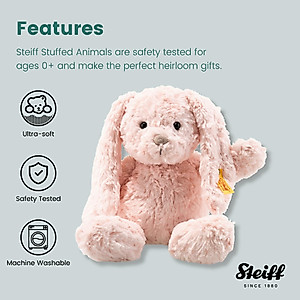 Steiff Tilda Rabbit: Premium Stuffed Animal (Pink, 12"), Soft & Cuddly Plush Toy for Kids