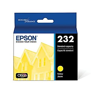 Epson T232 Yellow Ink Cartridge, Standard Capacity