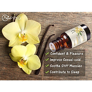 Rose & Vanilla Essential Oils - 100% Pure Organic Natural Plant Oils for Diffuser, Aroma, Spa, Massage, Yoga, Perfume, 2x10ML