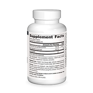 Source Naturals L-Tryptophan with Vitamin B-6 1000 mg Support Mood, Relaxation And Sleep - 90 Tablets