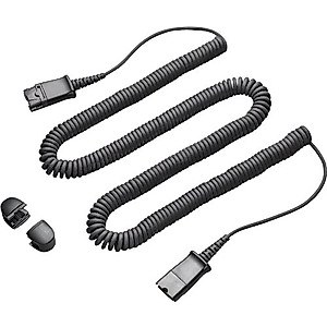 Plantronics 10' QD to QD Ext Cable, Black (40711-01)