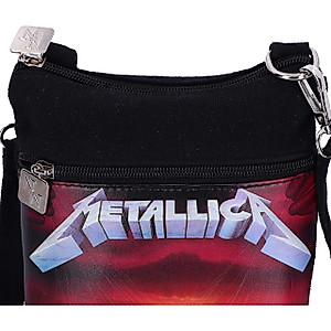 Nemesis Now Officially Licensed Metallica Master of Puppets Shoulder Bag, Metal, Black, 23cm