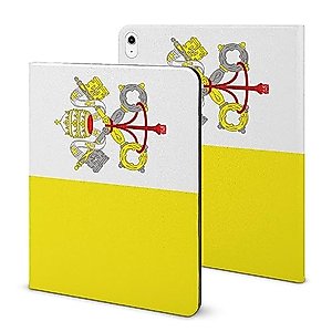 Vatican Flag Fashion Case for IPAD 2020 AIR 4 （10.9in）, Pen Slot Protective Cover for IPAD 2020 AIR 4 （10.9in）, Convenient Magnetic Stand