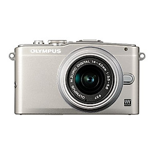 Olympus E-PL5 Interchangeable Lens Digital Camera Double Zoom Kit (Silver) E-PL5 DZKIT - Internatinoal Version (No Warranty)