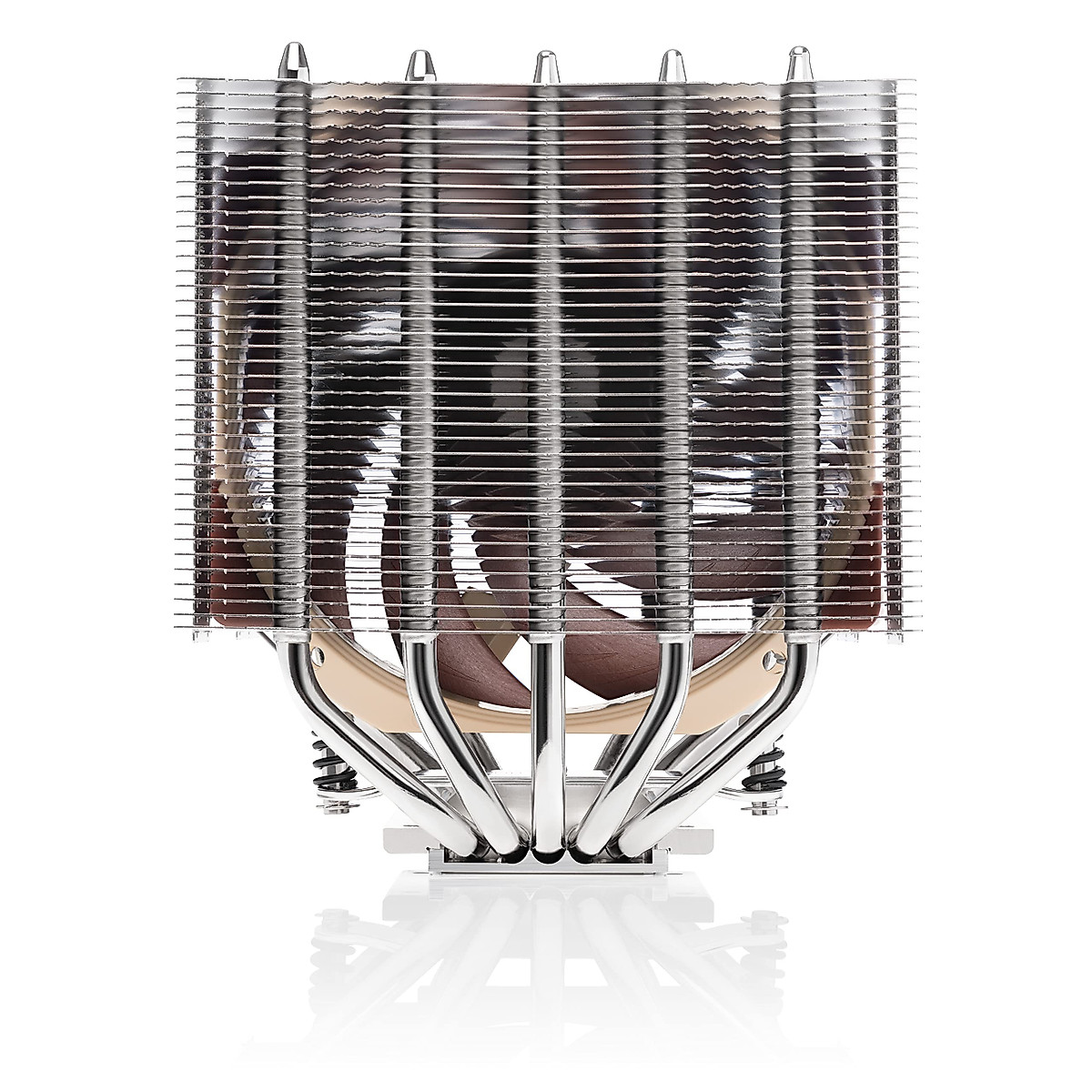 Noctua NH-D12L, Low-Height Dual-Tower CPU Cooler (120mm, Brown)