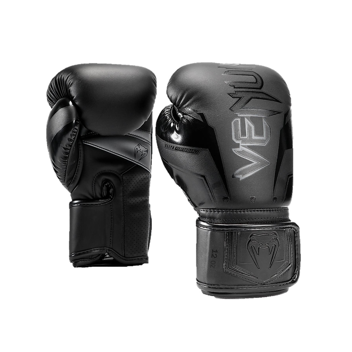 Venum Elite Evo Boxing Gloves - Black/Black