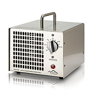 Stainless Steel New Comfort HE-500 Commercial Ozone Generator Air Purifier - 8500 mg/hr