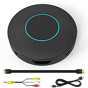 SUNPUPA Wireless HDMI Display Dongle Adapter, Used for Laptop/iPhone Mac iOS Android Casting/Mirroring to TV/Projector /Monitor, NO Setup, NO APP Required, No Delay, Video Mirroring Dongle Receiver