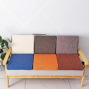 Seat Cushion Chair Pad Chair Cushions for Dining Chairs Dining Chair Cushions Square Outdoor Cushions Thick Patio Cushions for Outdoor Furniture Soft for Office Desk Chair Dining Chair,16x16In