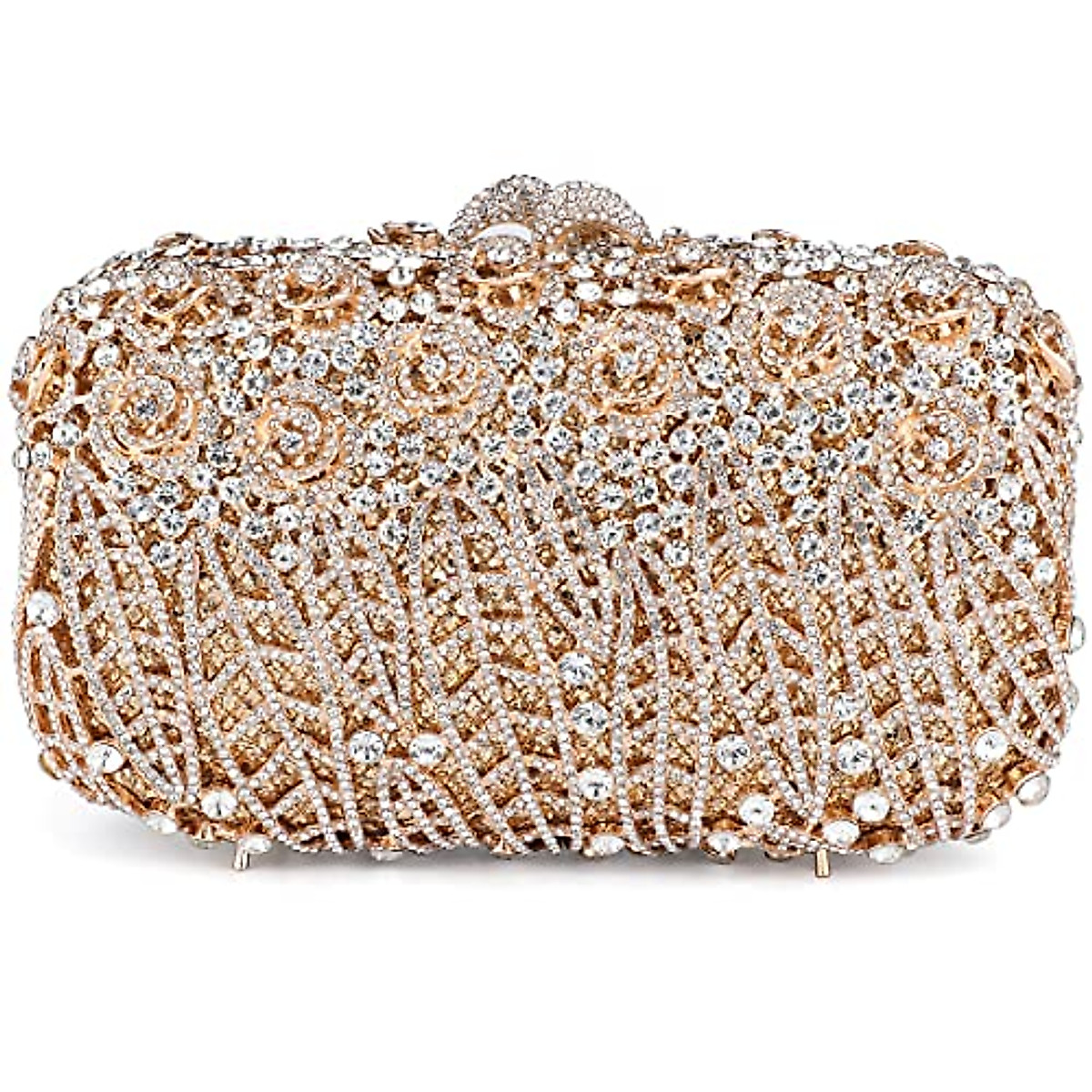 MOSSMON Crystal Clutch Women Luxury Rhinestone Evening Bag