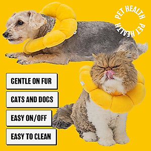 Dog Cones - Adjustable Dog Recovery Cone for Small Dogs - Dog-Friendly Design Dog Cone Collar - Reliable Head and Neck Cone for Dogs - Pet Cone - Dog Cone by Placely