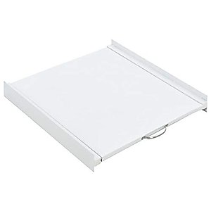 INLIFE Washing Machine Stacking Kit with Pull Out Shelf, Heavy Duty Dryer Accessories with Pull-Out Shelf Space Saving Shelf Staker for Washers Dryer Machines 23.6"x23.6"x3.1"(WxDxH)