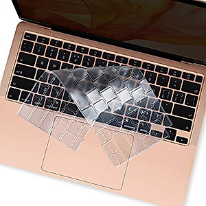 VFENG Premium Ultra Thin Soft Keyboard Cover Skin for 2020+ MacBook Air 13-Inch 13" with Magic Keyboard (Model Number: A2337/A2179), US Version