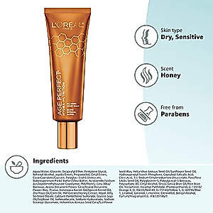 L'Oreal Paris Skincare Age Perfect Hydra-Nutrition All-Over Balm with Manuka Honey Extract and Nurturing Oils, to Soothe and Rescue Dry Skin, Paraben Free, 1.7 oz.