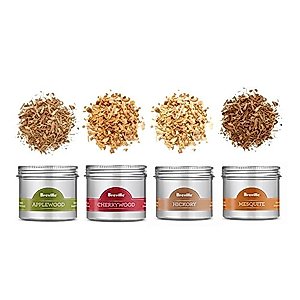Breville Smoking Gun Pro 8 Piece Woodchip Set, multi-color