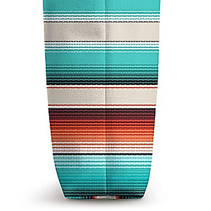 Funny Leopard Cactus Serape Cactus print Turquoise Tote Bag