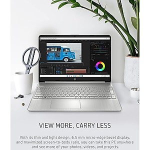 hp Pavilion 15.6"" HD Laptop, AMD Ryzen 3 5300U Processor (Beats i7-1065G7), 20GB RAM, 1TB SSD, SD Card Reader, Long Battery Life, Numeric Keypad, Bluetooth, Type-C, Win11,JVQ mp, Silver