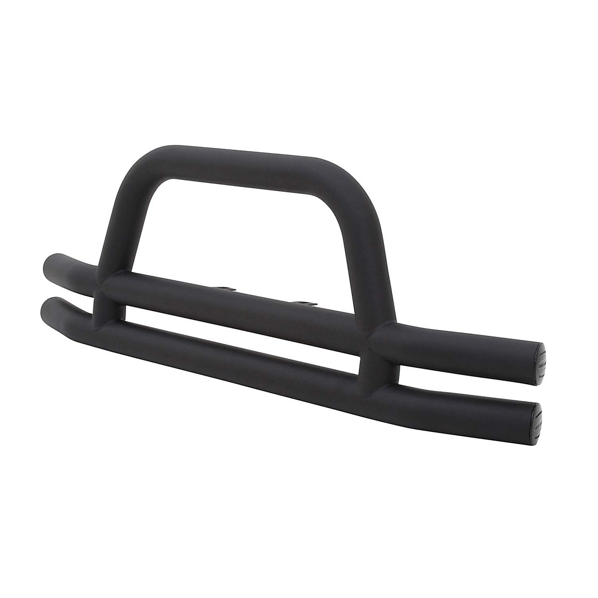 Smittybilt 3 Front Double Tube Bumper with Hoop (Black) - JB48-FT"