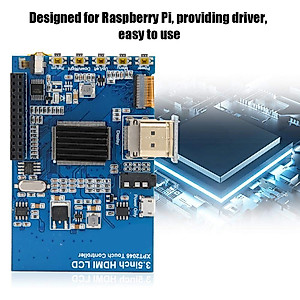 Tosuny Gaming Monitor, Portable Monitor 3.5 inch 1080P IPS Wide Viewing Angle LCD Touch Screen Display HDMI Monitor for Raspberry Pi 4B