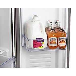 Hamilton Beach HBF1558 15.6 Counter Depth Full Size Refrigerator, Side Doors, Stainless, 15.8 cu ft