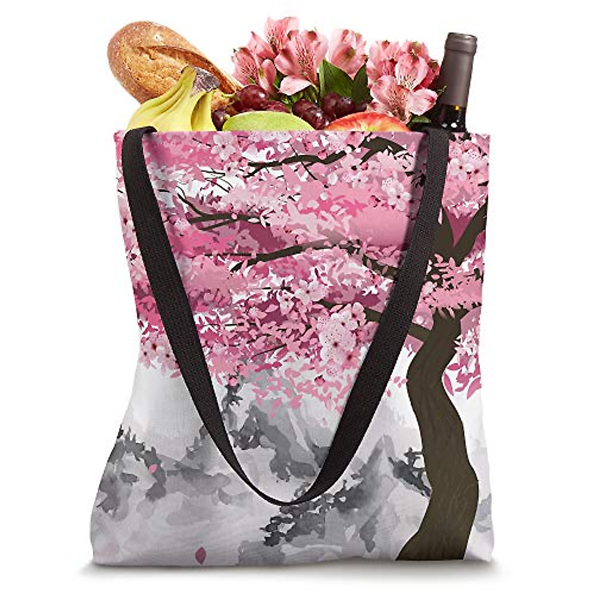 Sakura Tree Japanese Pink Flower Florist Cherry Blossom Tote Bag