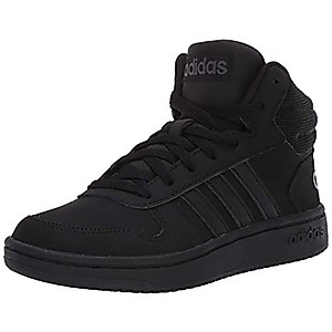 adidas Men's Hoops 2.0 MID Sneaker, core Black/core Black/Grey Six, 9.5 M US