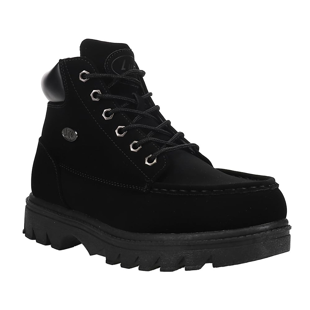 Lugz Men's Warsaw Classic Moc Toe Chukka Fashion Boot, Black, 10.5, D