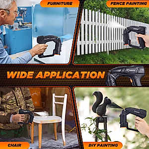 Saker Spray Bottles Set for Saker Paint Sprayer Gun 6 Spray Bottles 6 Spray Nozzles and 6 Nozzle Cleaning Needles for Saker Paint Sprayer SK-SG04B SK-SG08A