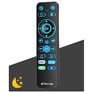 Backlit Remote Replacement for Toshiba/Insignia Smart TV, Compatible with Fire/Roku SmartTV - w/Soundbar Audio Control - (No Voice Search) [NOT for Stick]