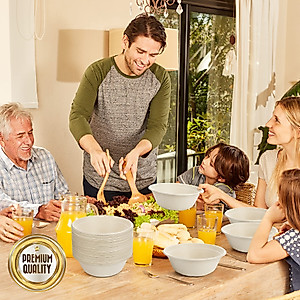 Green Tree Products Disposable Paper Bowls, 32 Oz [50 Pack] Large Bowl-100% Compostable, Biodegradable, Eco-friendly - Convenient for Daily Use for Salad, Hot Soup, and Pasta