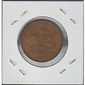 1995 No Mint Mark Irish Harp Twopence Seller Choice Extremely Fine