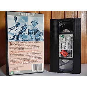 Gunga Din (1939); Movie Greats - War Comedy - Action Adventure - Cary Grant - Pal VHS