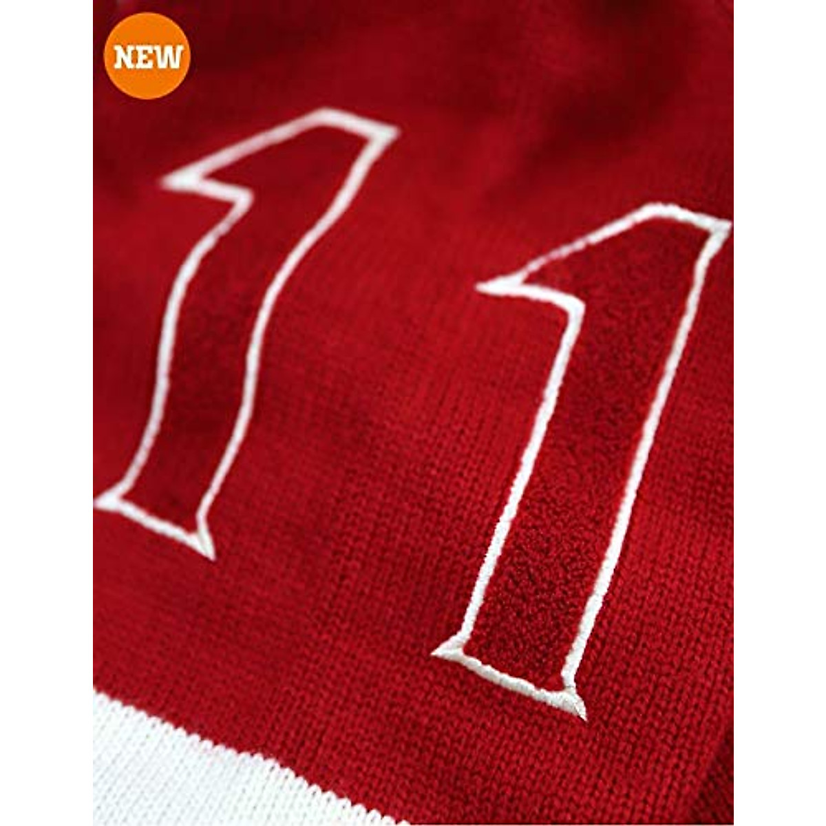 Kappa Alpha Psi M4 V-Neck Sweater [XL] Crimson Red