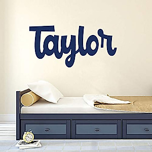 Multiple Font Custom Name Nursery Wall Decal Vinyl Sticker | Home Décor | Custom Kids Room Decal | Bedside Decals | Children’s Room| Car | Laptop