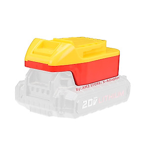 X-Adapter 1x Adapter for DeWalt 20v MAX XR Cordless Tools Works On Black & Decker 20v MAX LBXR20 (Not 18v Ni-CD) Batteries- Adapter Only,BD-DW20