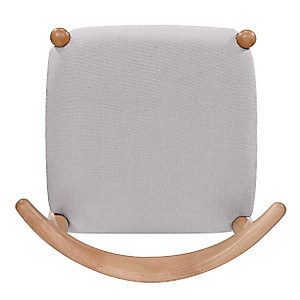 Christopher Knight Home Francie Fabric with Oak Finish Dining Chairs, 2-Pcs Set, Beige