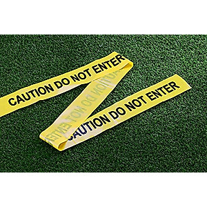 PS DIRECT PRODUCTS: Caution/Do Not Enter Tape 3 inch x 1000 feet Bright Yellow w/Bold Black Legend for Best Readability Maximum Visibility Designed for Danger/Hazardous Areas