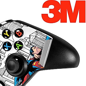 Skinit Decal Gaming Skin Compatible with Xbox One S Controller - Officially Licensed Warner Bros Superman Super Speed Design