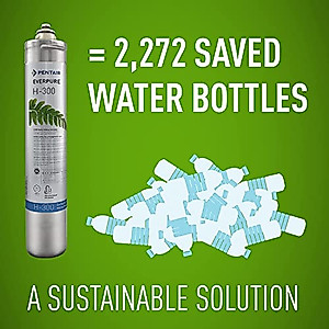 Pentair Everpure H-300 Replacement Cartridge, EV927072, For Use in Everpure H-300 Drinking Water System, 300 Gallon Capacity, 0.5 Micron