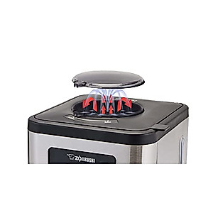 Zojirushi EC-ESC120 Coffee Maker Dome Brew Programmable, StainlessSteel and Black