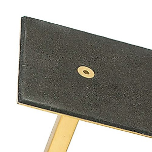 DZLOHAS Shoe Display Stand Golden, Risers Stand Countertop Adjustable Shoe Rack Retail Supplies Stainless Steel Shoe Display, 2 Sets of Shoe Rack (Style2, Golden)