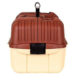 Flambeau Outdoors 2059 Hip Roof 7-Tray, Portable All-Weather Tackle Storage, terracotta/brown, 20x11.625x10.625-Inch