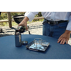 Steven Raichlen SR8016 Best of Barbecue Beer-Can Chicken Roaster Rack, Stainless Steel